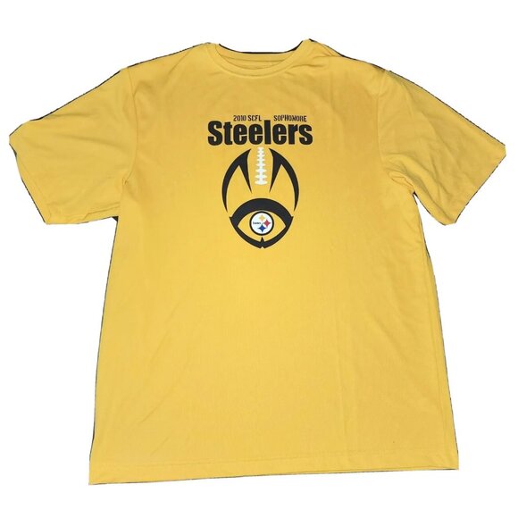 Unbranded | Shirts | Pittsburgh Steelers Logo 20 Scfl Sophomore Yellow ...